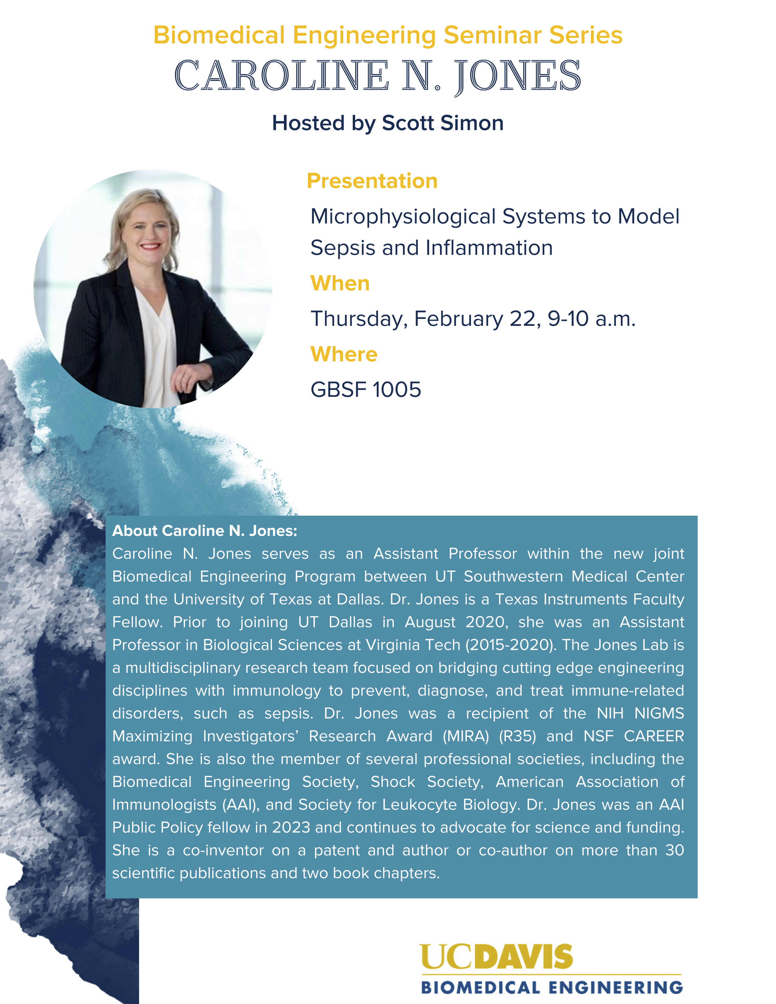 BME Seminar Series: Microphysiological Systems to Model Sepsis and ...