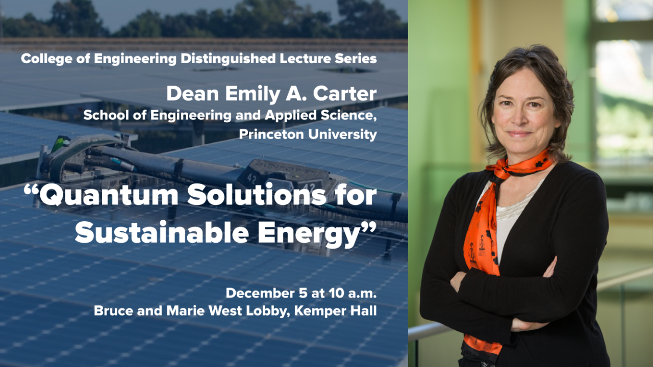 College of Engineering Fall Distinguished Lecture: Quantum Solutions ...