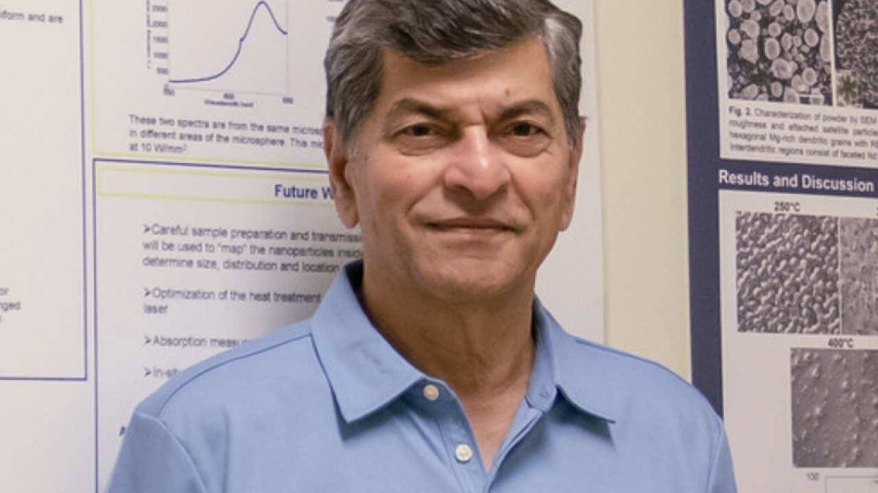 Subhash Risbud Receives 2025 James I. Mueller Award from The American ...